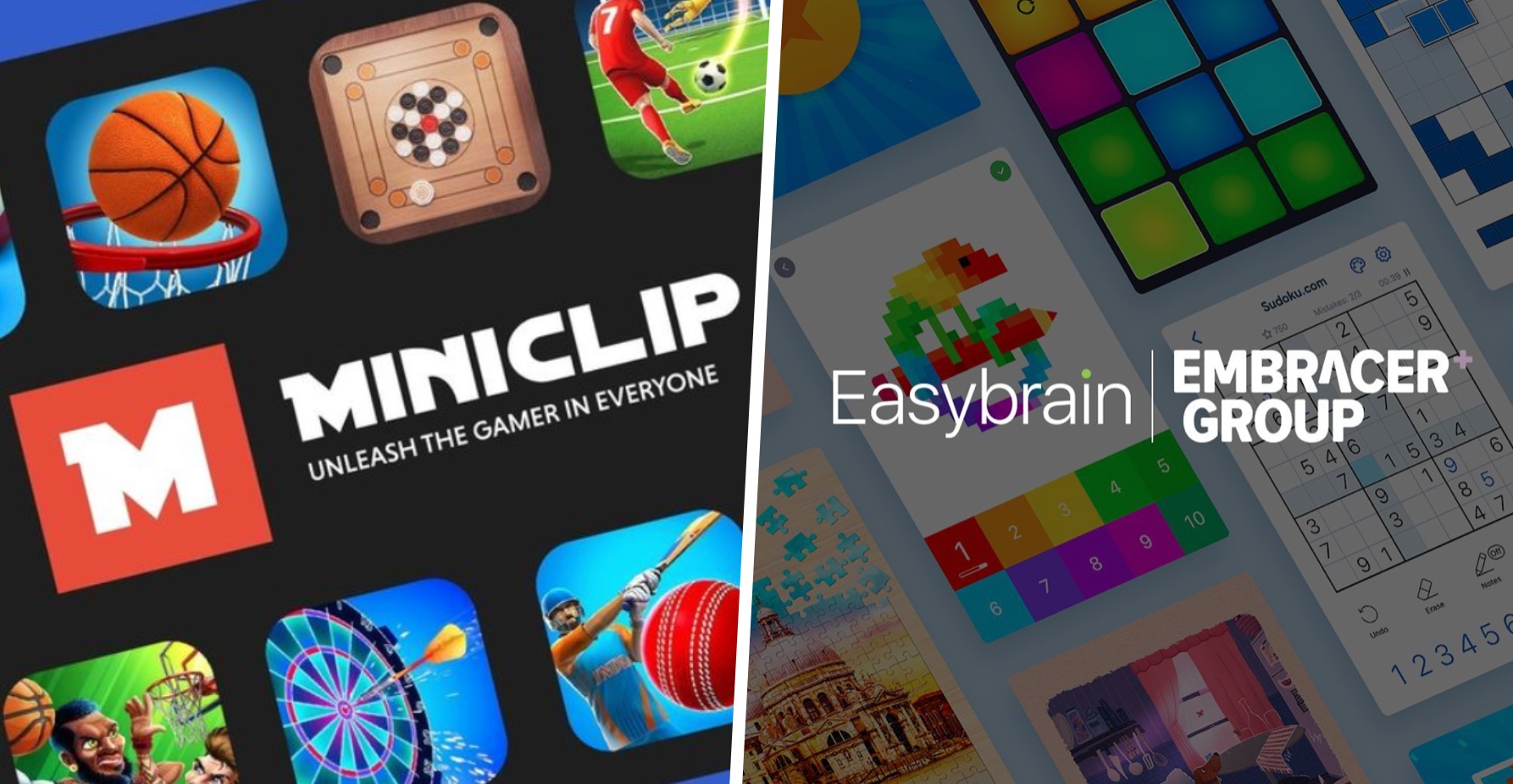 Miniclip acquires Easybrain from Embracer for $1.2bn - Mobilegamer.biz